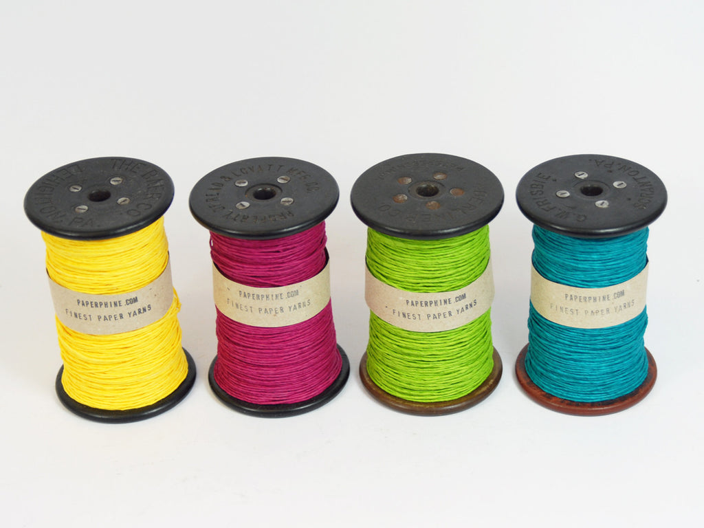 Paper Twine on an Old Silk Bobbin by PaperPhine | PaperPhine