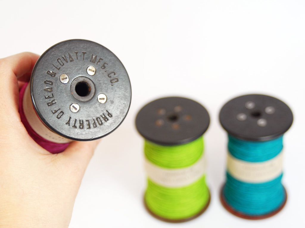 Paper Twine on an Old Silk Bobbin by PaperPhine | PaperPhine