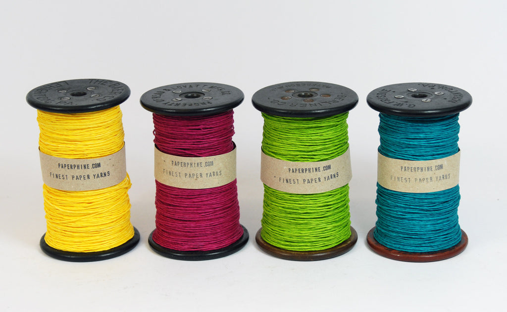 Paper Twine on an Old Silk Bobbin by PaperPhine | PaperPhine